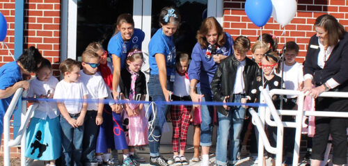 Plew Elementary celebrates opening of new secure entrance, front office ...