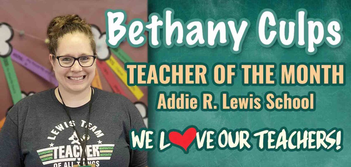 Bethany Culps is Teacher of the Month for Lewis School | Niceville.com Bethany Culps is Teacher of the Month for Lewis School | Niceville.com