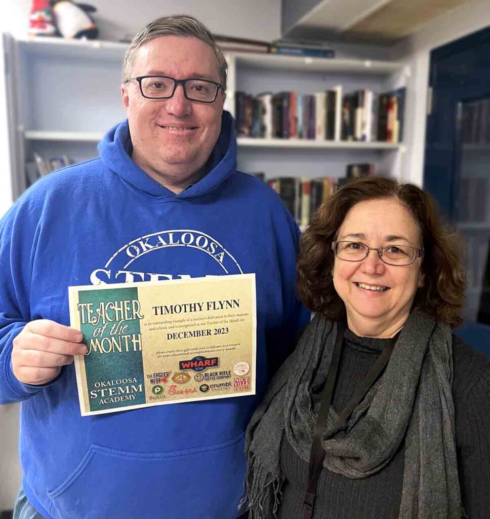 Okaloosa STEMM Academy Teacher of the Month makes history come alive ...