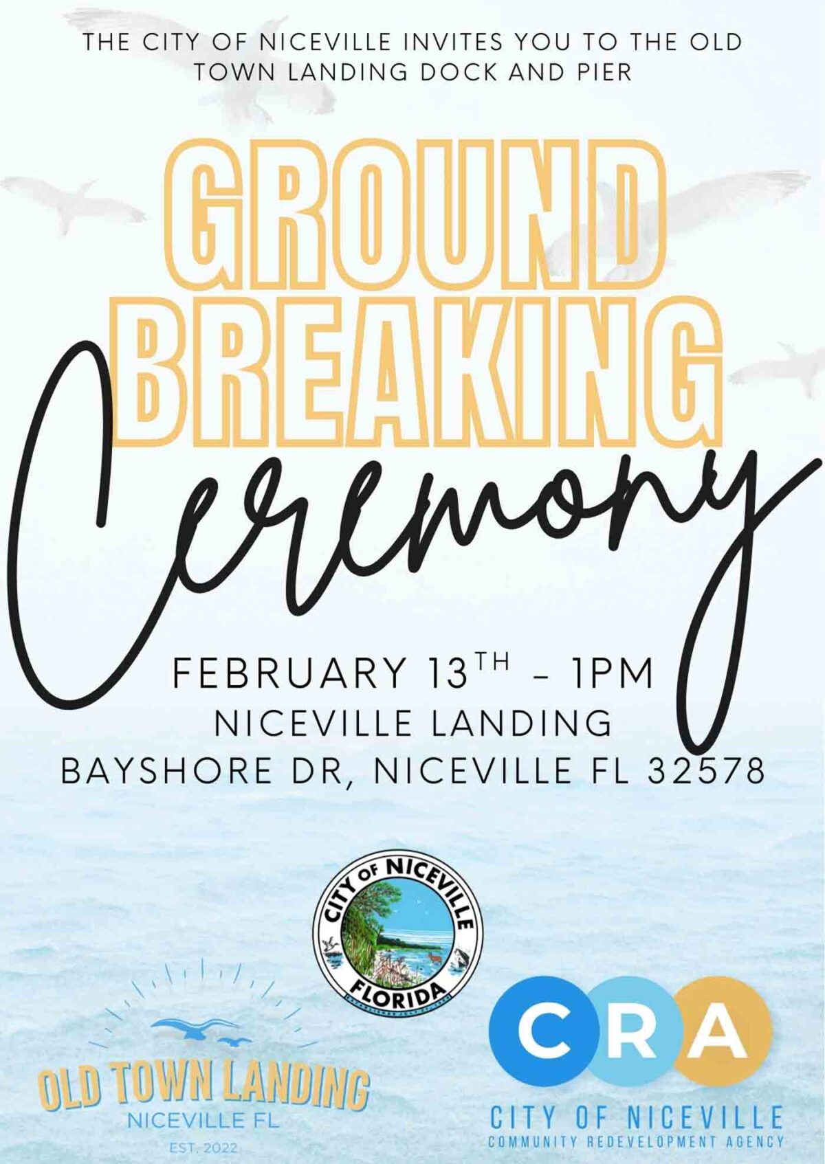 Niceville to break ground on Old Town Landing dock and pier | Niceville.com